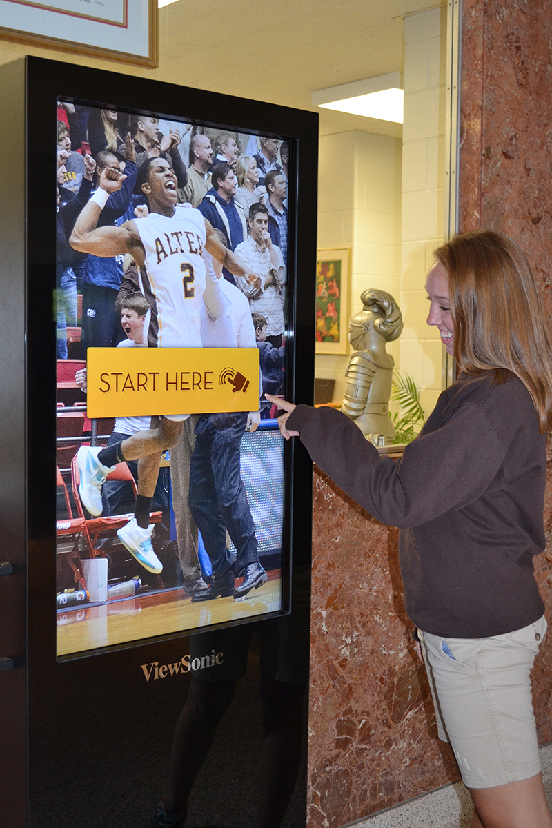 Digital Touchscreen Kiosk | Inspiring Students | FASTSIGNS®