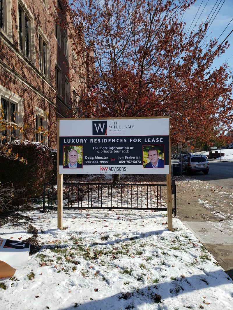 Construction Site Signs Cincinnati | Leasing & Coming Soon – FASTSIGNS