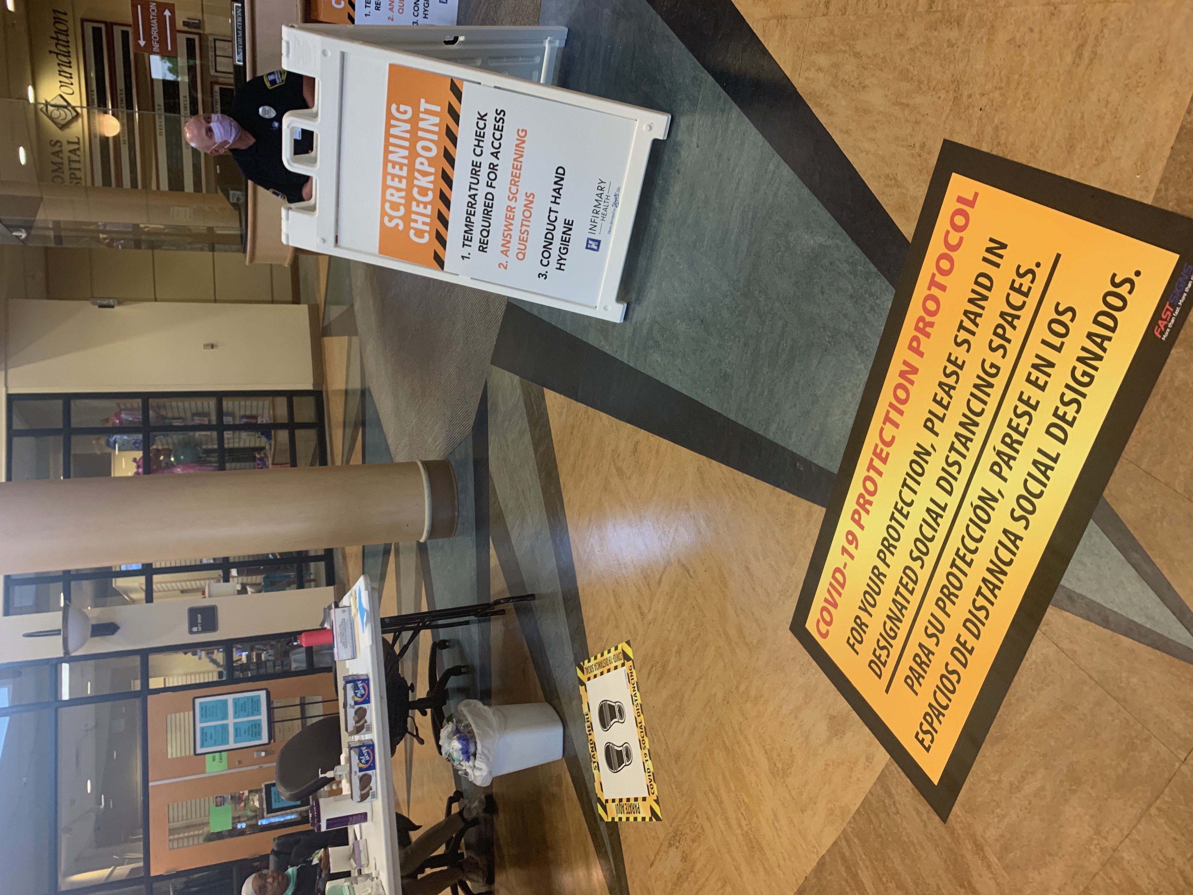 Temperature Check Signs | Business Signage | FASTSIGNS