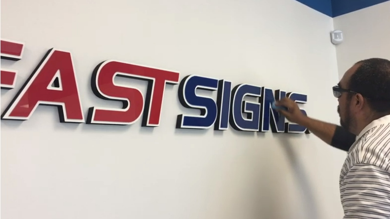 How to Install Dimensional Gatorfoam Letters - FASTSIGNS - FASTSIGNS