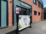 Custom Sidewalk Barriers & Breezeways | Restaurant Barriers | FASTSIGNS