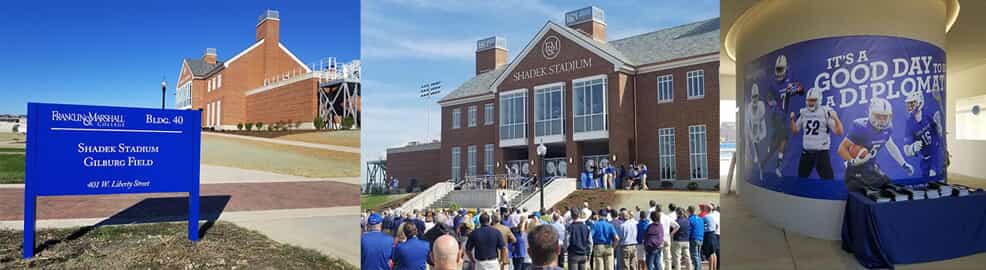 The Story Behind the Signs of Franklin & Marshall’s New Shadek Stadium