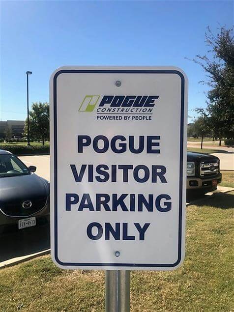 Pogue Construction | Case Study | FASTSIGNS® of McKinney, TX